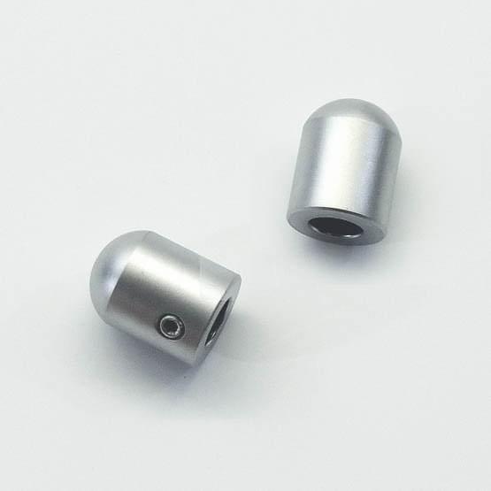 Decorative End Cap for use with 6mm (1/4") Rod Hanging Systems