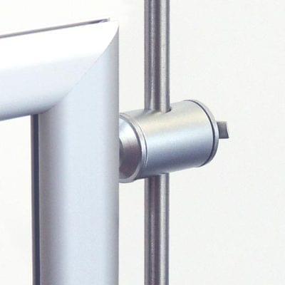 Rod Toggle/Supports for Suspending Aluminum Poster Frames