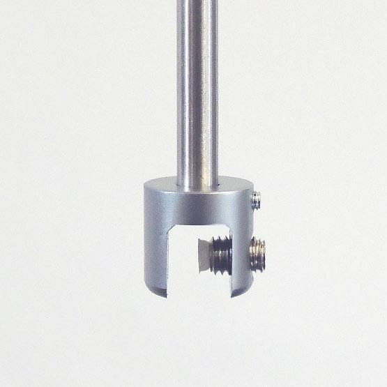 Rod Clamp Support for Overhead Panels up to 7mm (1/4") thick