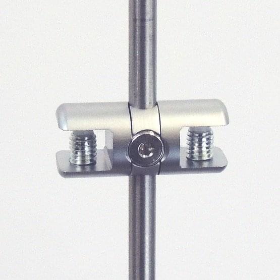 Rod Gripper Support for 1/4 Thick Shelf | 6mm Rod Display System