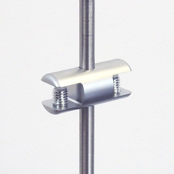 Rod Gripper Support for 1/4 Thick Shelf | 6mm Rod Display System