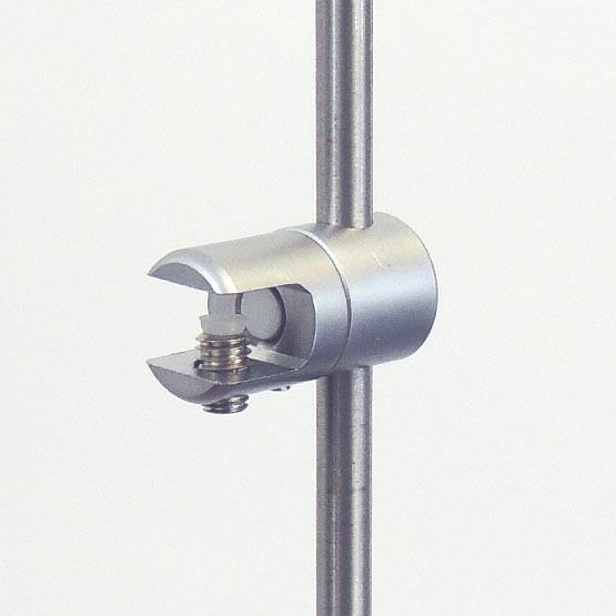 Multi-Position Support for Rod Suspended Panels or Shelves