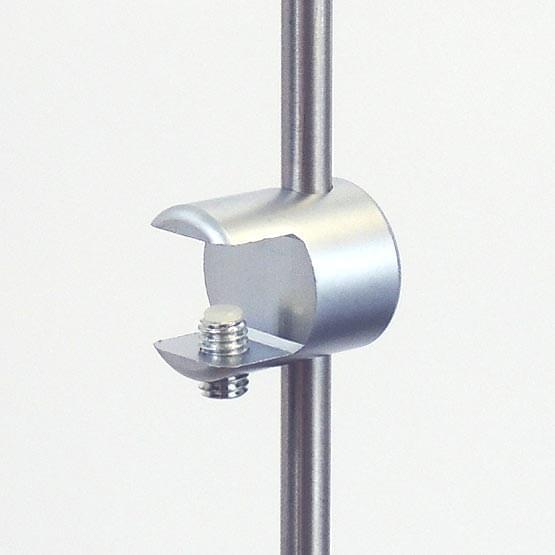 Rod Shelf Support for 1/2" Thick Shelves | 6mm Rod System