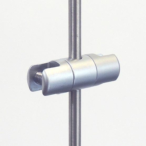 Multi-Position Support for 6mm Rod Suspended Panels or Shelves