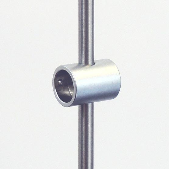 Boss Support for rod suspended panels/shelves fitted with a screw