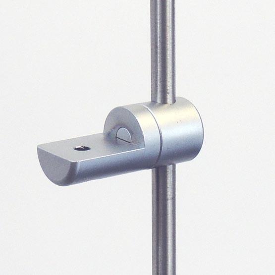 Pivoting/Adjustable Angle Cable Support for Wood Shelves/Panels