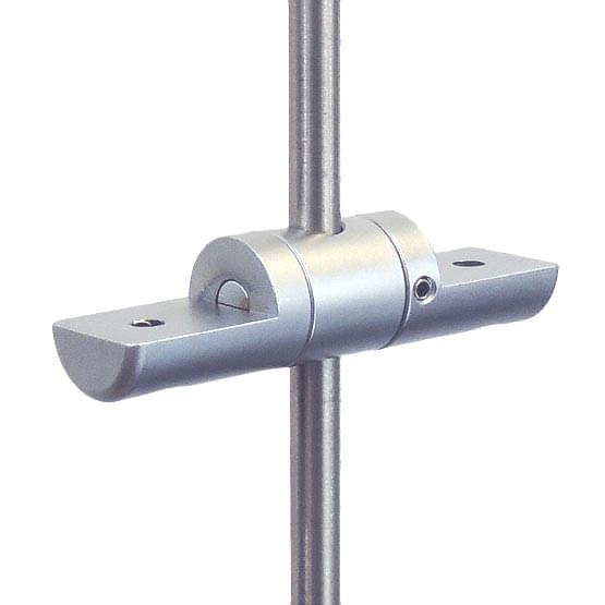 Pivoting/Adjustable Angle Cable Support for Wood Shelves/Panels