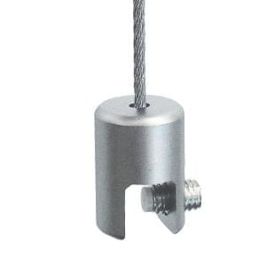 Cable Suspended Top Panel Support for panels up to 10mm (3/8") thick