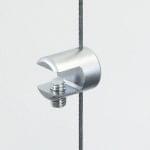 Cable Shelf Support for 1/4" Thick Shelves | 1.5mm Cable System