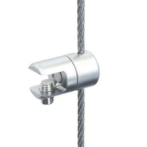 Adjustable Support for Suspended Acrylic Panels and Shelves