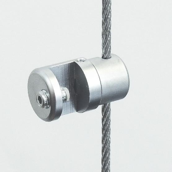 Multi-Position Top/Bottom Cable Support for panels up to 1/4" thick