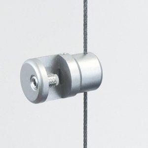 Multi-Position Edge-Grip Support for Suspended 1/4" Thick Panels
