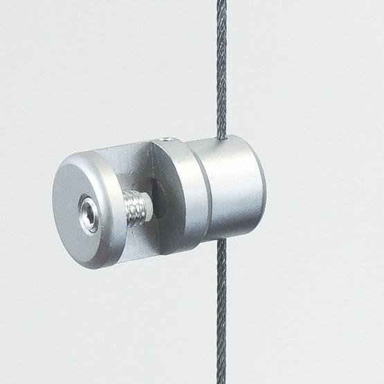 Multi-Position Edge-Grip Support for Suspended 1/4" Thick Panels