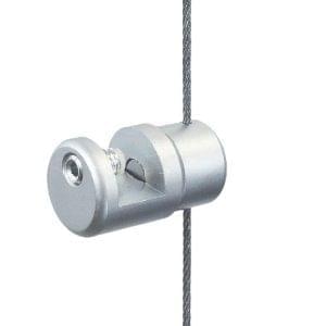 Multi-Position Edge-Grip Support for Suspended 1/4" Thick Panels