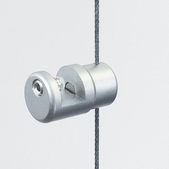 Multi-Position Edge-Grip Support for Suspended 1/4" Thick Panels