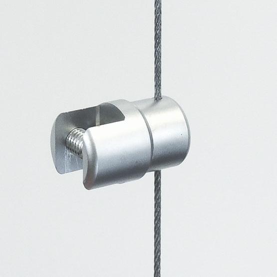 Pivoting Cable Support for Suspended Panels and Shelves