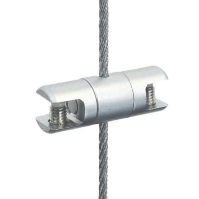 Adjustable Support for Suspended Acrylic Panels and Shelves