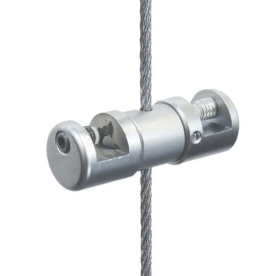 Multi-Position Top/Bottom Cable Support for panels up to 1/4" thick