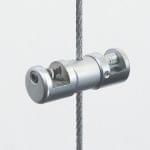Multi-Position Support for Cable Suspended Panels up to 1/4" thick