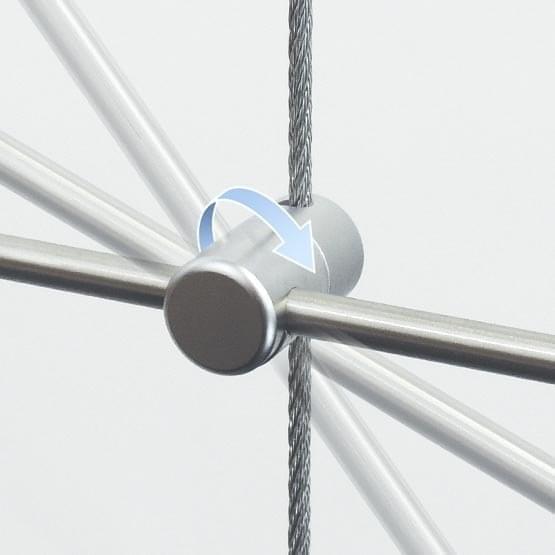 Multi-Position Cable Support for 6mm Rod | Support for Sloped Rod