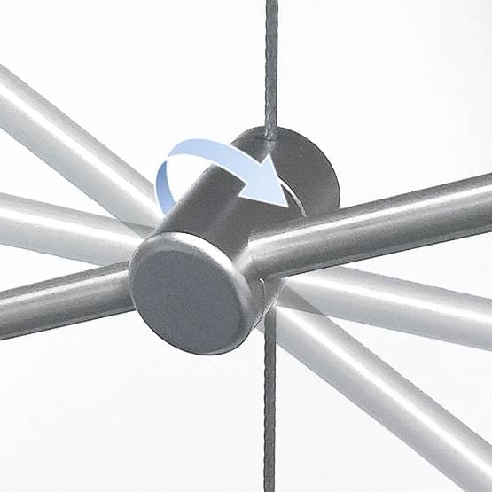 Multi-Position Cable Support for 6mm Rod | Support for Sloped Rod