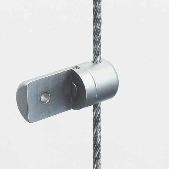 Pivoting/Adjustable Angle Cable Support for Wood Shelves/Panels