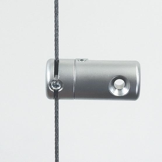 Pivoting/Adjustable Angle Cable Support for Wood Shelves/Panels