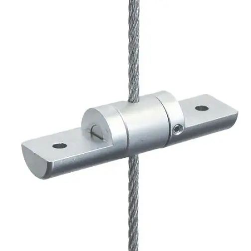 Pivoting/Adjustable Angle Cable Support for Wood Shelves/Panels