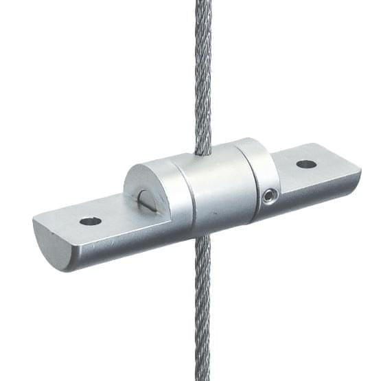 Pivoting/Adjustable Angle Cable Support for Wood Shelves/Panels