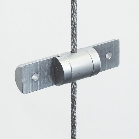 Pivoting/Adjustable Angle Cable Support for Wood Shelves/Panels