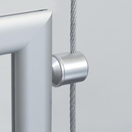 SUPPORT SINGLE / TOGGLE ASSEMBLY FOR ALUMINUM FRAMES. (Use with 3mm ...