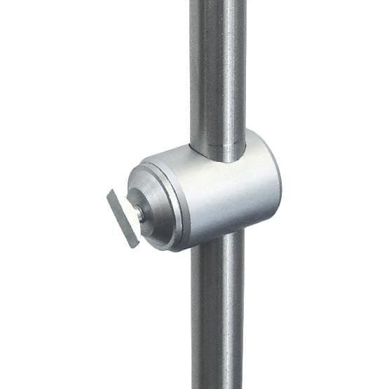 Boss Support for rod suspended panels/shelves fitted with a screw