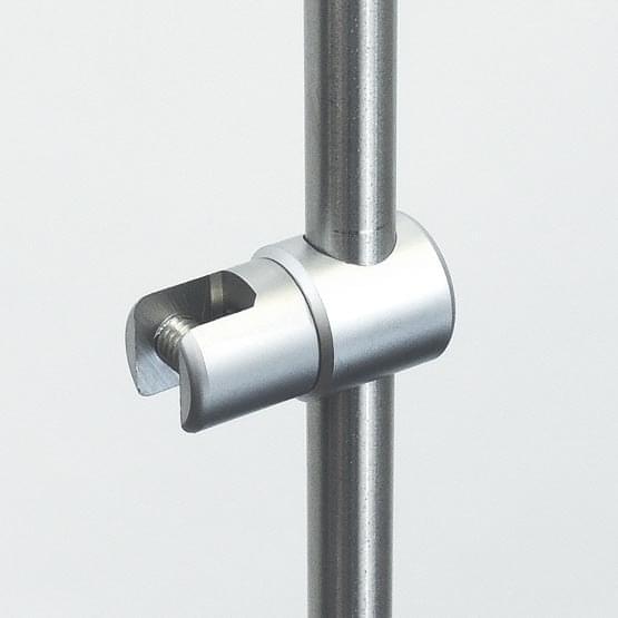 Multi-Position Support for Rod Suspended Panels or Shelves