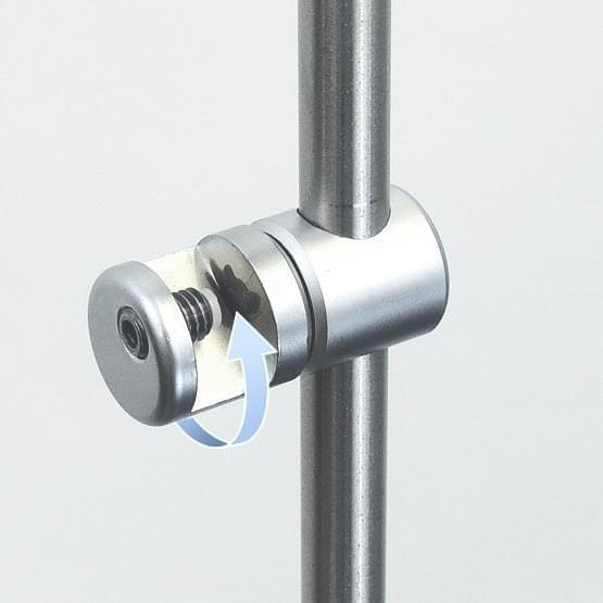 Multi-Position Edge-Grip Support for vertical panels up to 1/4″ thick