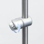 Multi-Position Support for Rod Suspended Panels or Shelves