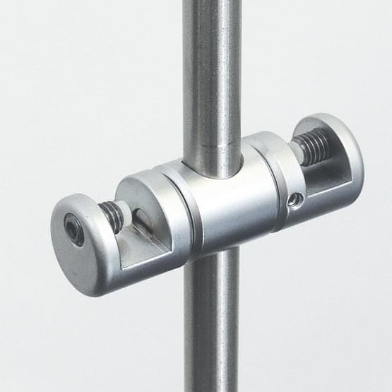 Multi-Position Edge-Grip Support for vertical panels up to 1/4″ thick