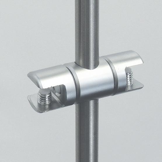 Multi-Position Support for Rod Suspended Panels or Shelves