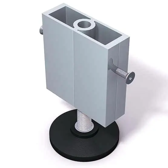 Inserts and Floor Bases for Vertical Profiles | Nova Display Systems