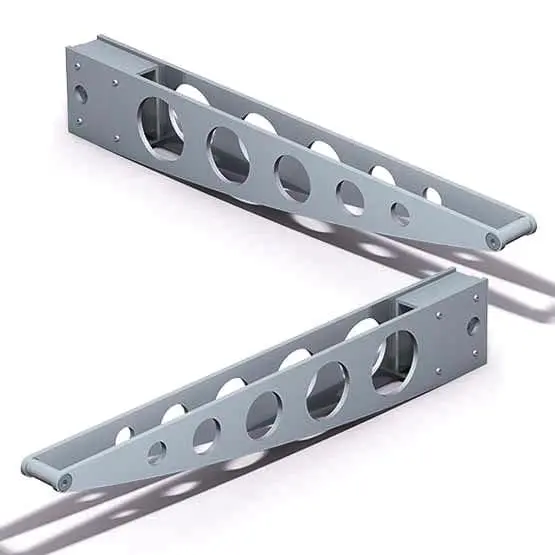 Panel and Shelf Supports for Vertical Profiles | Nova Display
