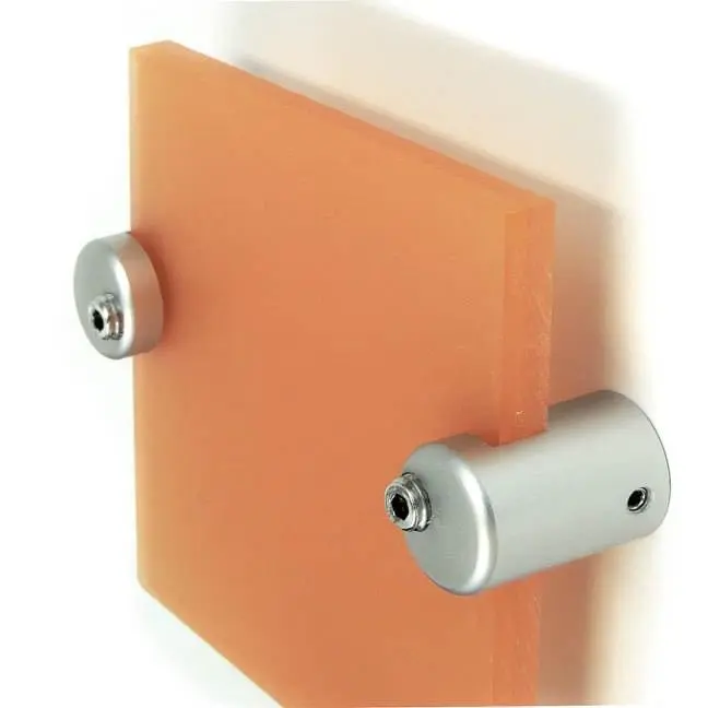 5/8" Dia. x 7/8" Edge-Grip Standoff Support with Front Set Screw