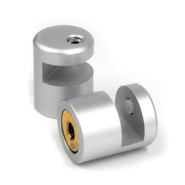 3/4" Dia. x 1" Edge-Grip Standoff Support with Front Set Screw