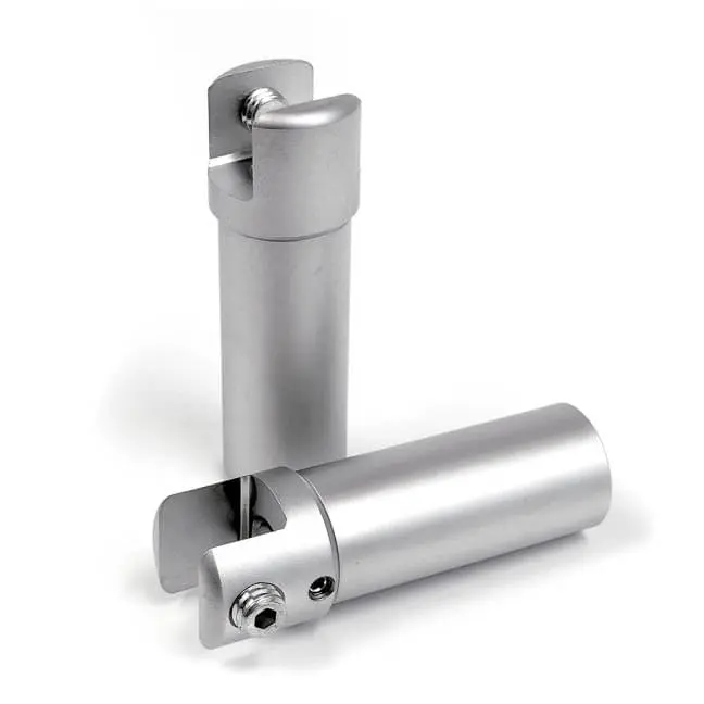 11/16" Dia. Projecting Standoff Support for Panels / Satin Chrome