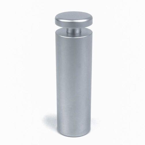 1" Dia. x 2" Sign Standoff Support (3-Part Standoff with M8 Stud-Cap)