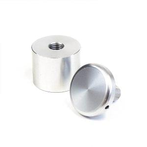 1" Dia. x 3/4" Sign Standoff (3-Part Standoff with M8 Stud-Cap)