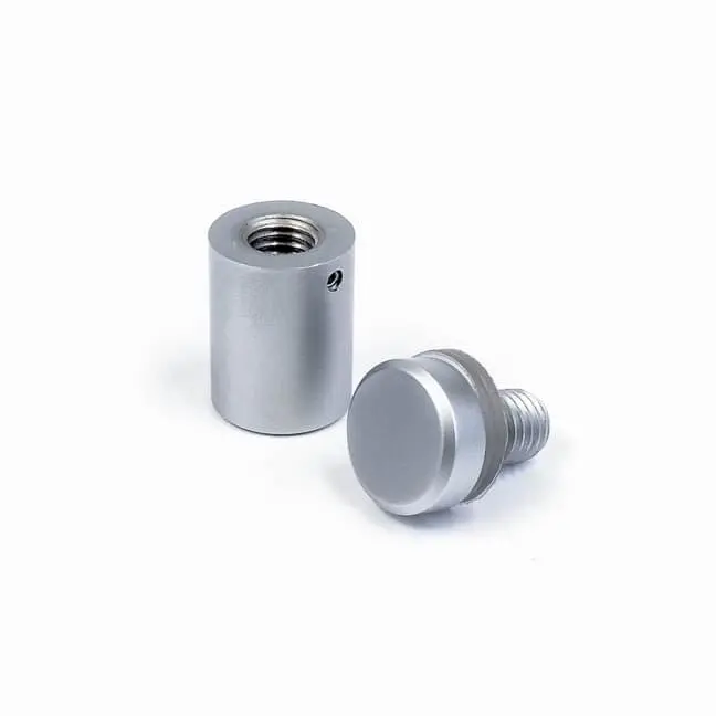 3/4" Dia. x 1" Security Locking Sign Standoff | Tamper Proof Standoff