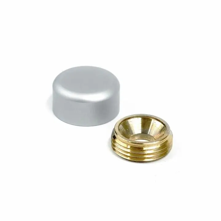 5/8" VALUE ALUMINUM SIGN SCREW CAP – SATIN ANODIZED