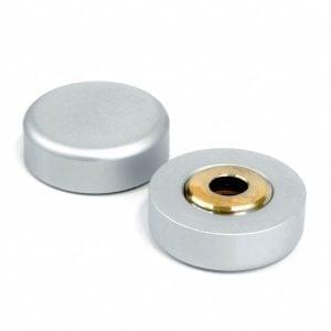 1” DIA. VALUE ALUMINUM SIGN SCREW CAP – SATIN ANODIZED