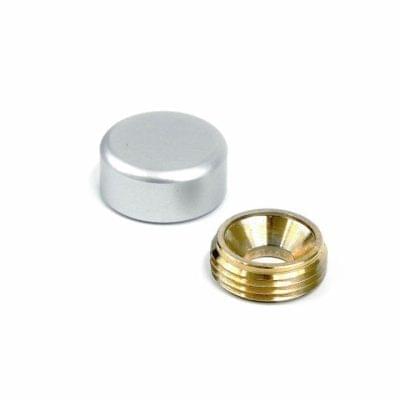 5/8” DIA. SIGN SCREW CAP w/ROUND EDGE – SATIN ANODIZED ALUMINUM