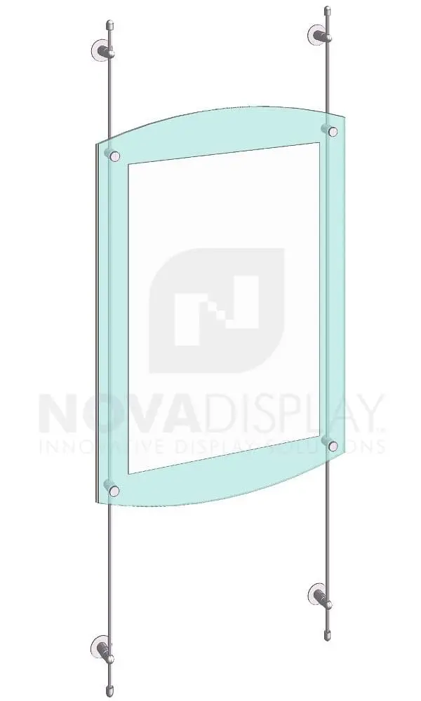 Cable Rod Suspended Graphic Display Systems | Nova Display Store