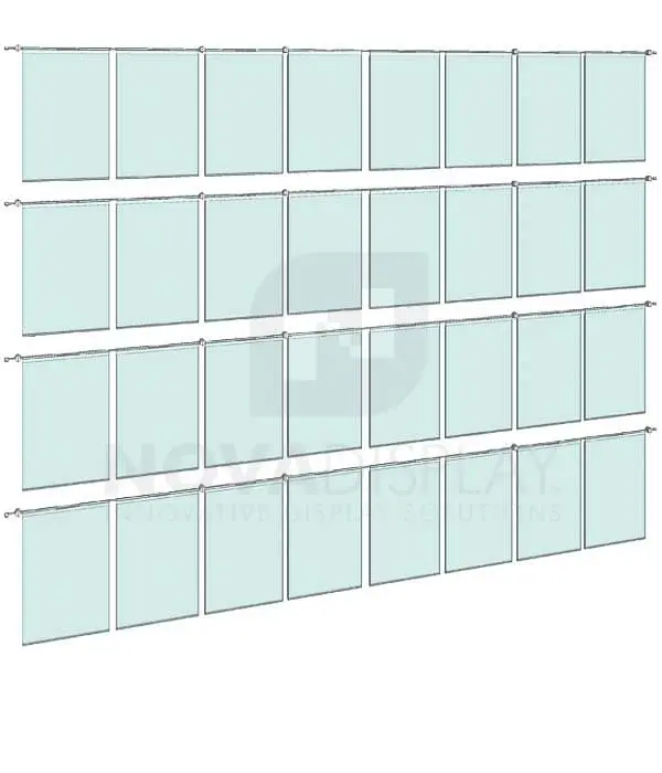 Poster Graphic Display Kits Suspended | Nova Display Systems Store